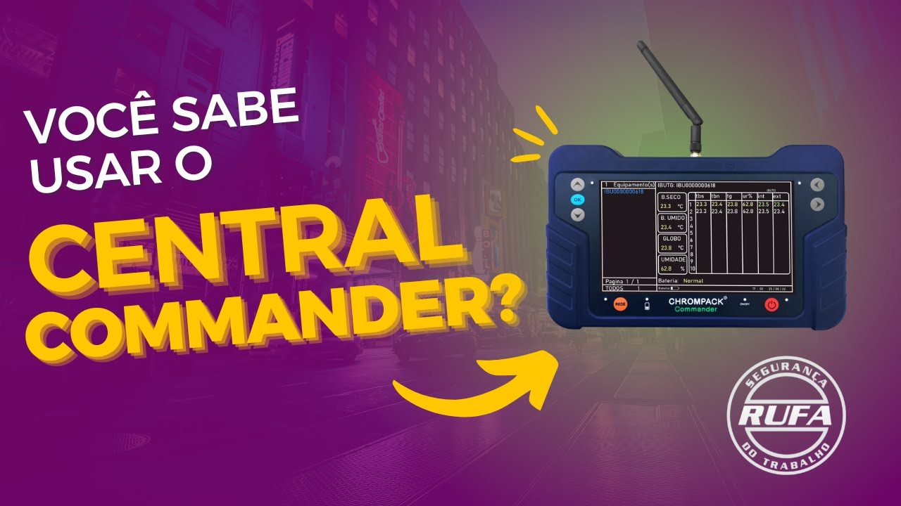 COMO USAR O CENTRAL COMMANDER DA CHROMPACK? - YouTube