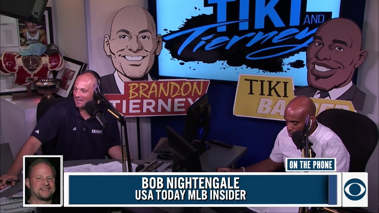 USA Today MLB Columnist Bob Nightengale joins Tiki and Tierney - YouTube