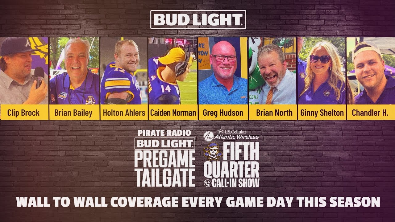 Pirate Radio Bud Light Pregame Tailgate - App State at ECU Football ...