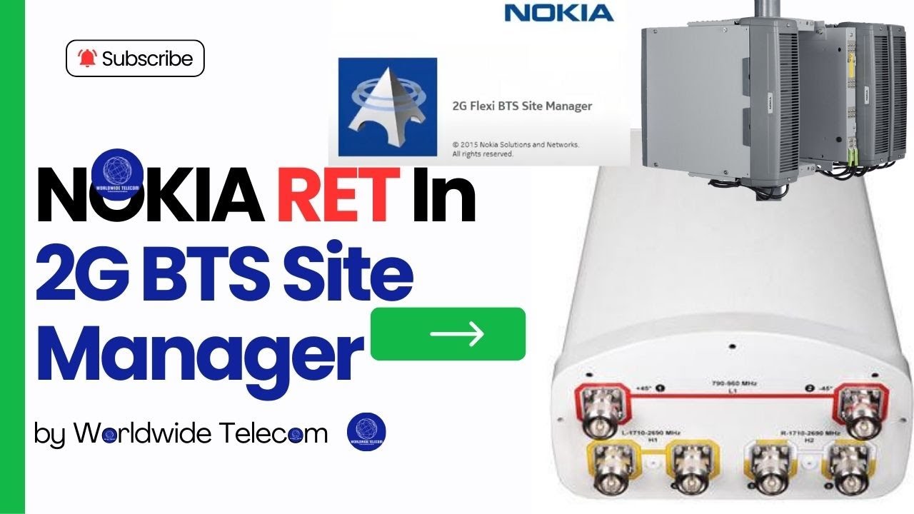 Nokia RET in Dual Band Antenna|| RET Configuration in 2G BTS Site ...