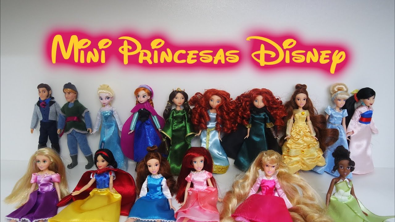 Minha Coleção de Mini Princesas Disney - Princess Collection - YouTube