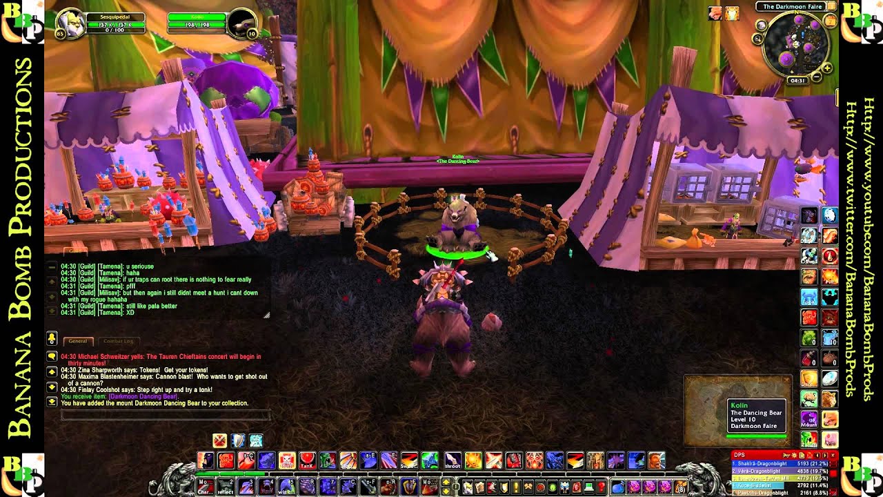 Darkmoon Faire Dancing Bear Mount | WoW Mounts - YouTube