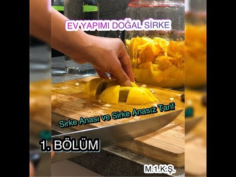 (1. BÖLÜM) SİRKE ANASIZ EV YAPIMI SİRKE NASIL KURULUR? (Püf noktaları)