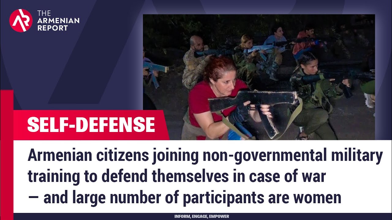 Armenian citizens joining non-governmental military training to defend ...