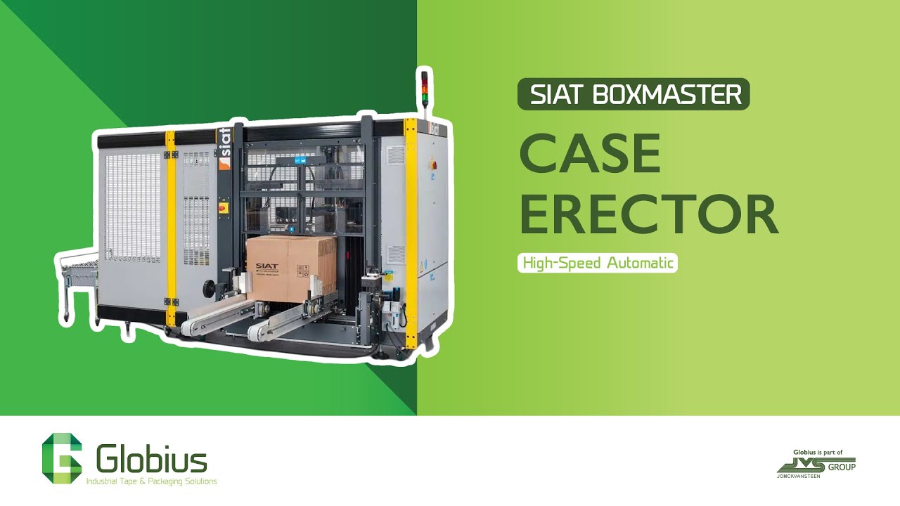 Siat BoxMaster Case Erector | High-Speed Automatic Box Forming ...