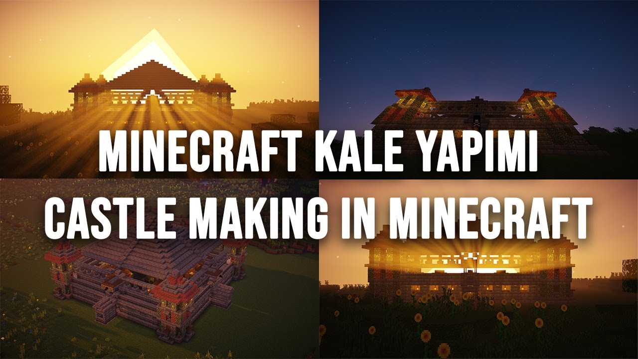 Minecraft Kale Yapımı - Castle Making In Minecraft - YouTube