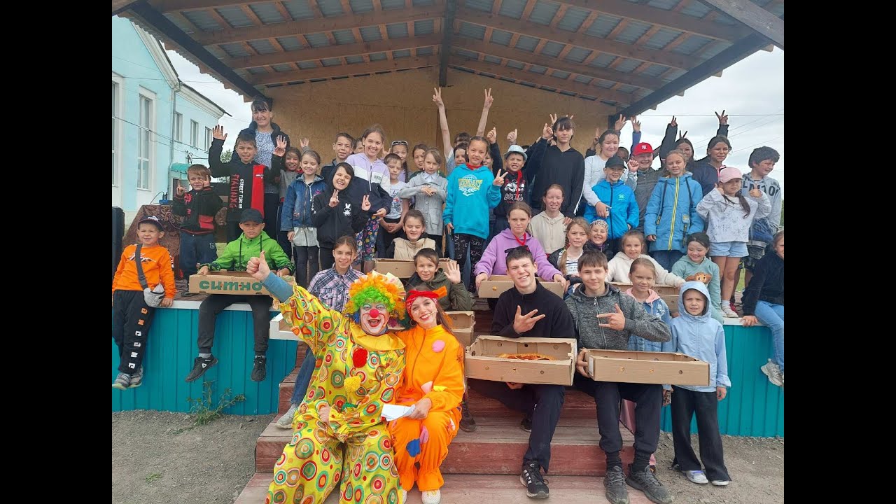 "Ириска и Кеша в гостях у ребят" детская игровая программа Олонский ДК ...