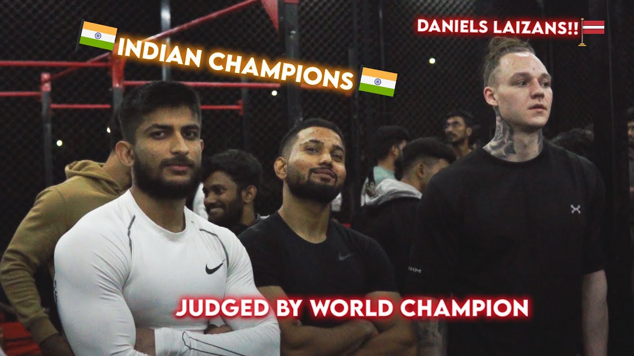 DANIELS LAIZANS Judges INDIA'S BEST Calisthenics Athletes - YouTube