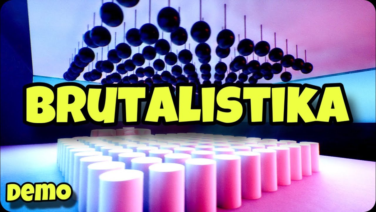 THIS GAME IS BRUTALIST SERENITY 🏛️ - BRUTALISTIKA - Demo Gameplay - YouTube