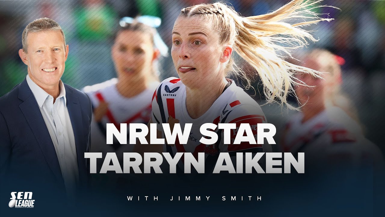 NRLW Star Tarryn Aiken on the growth of the game - SEN AFTERNOONS - YouTube