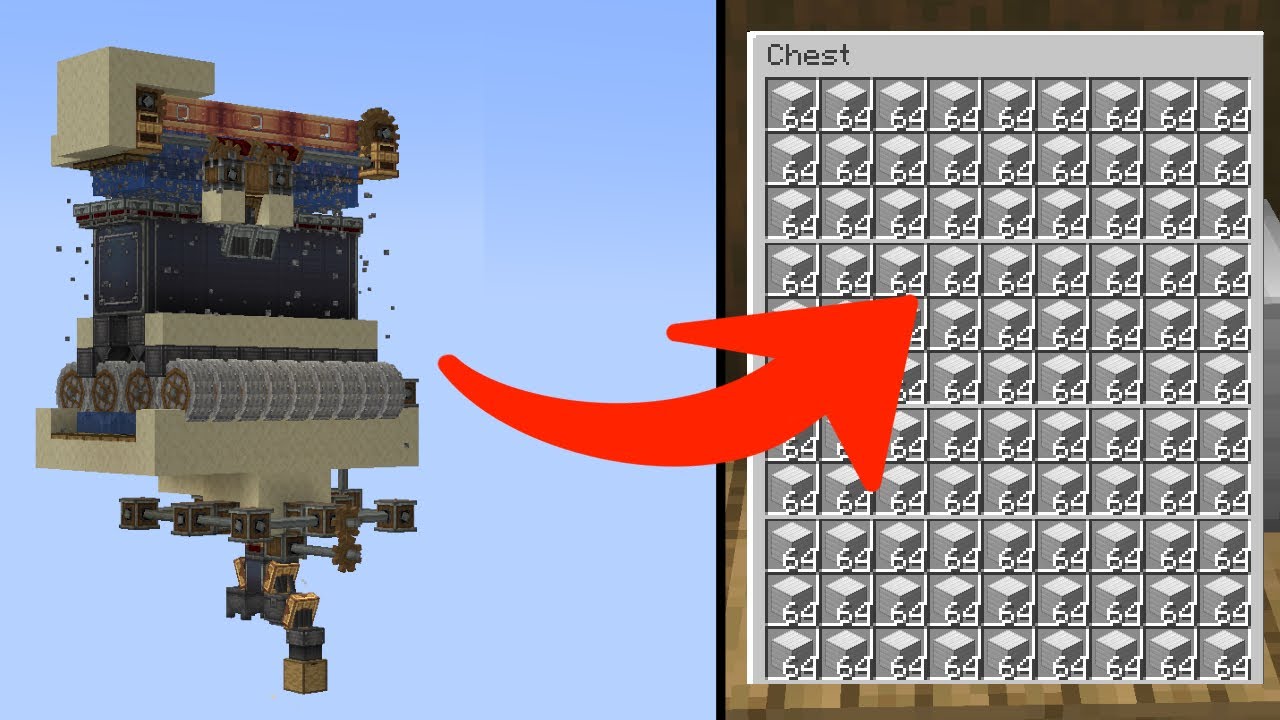 4000 Ingots/Hour Iron Farm Tutorial | Minecraft Create Mod - YouTube