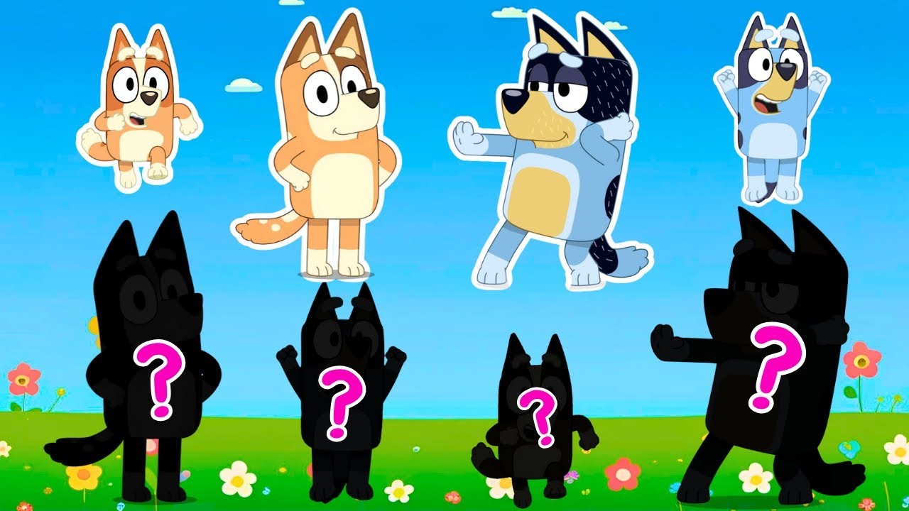 Bluey - Learn Shadows and Colors with Bluey and Friends | Interactive ...