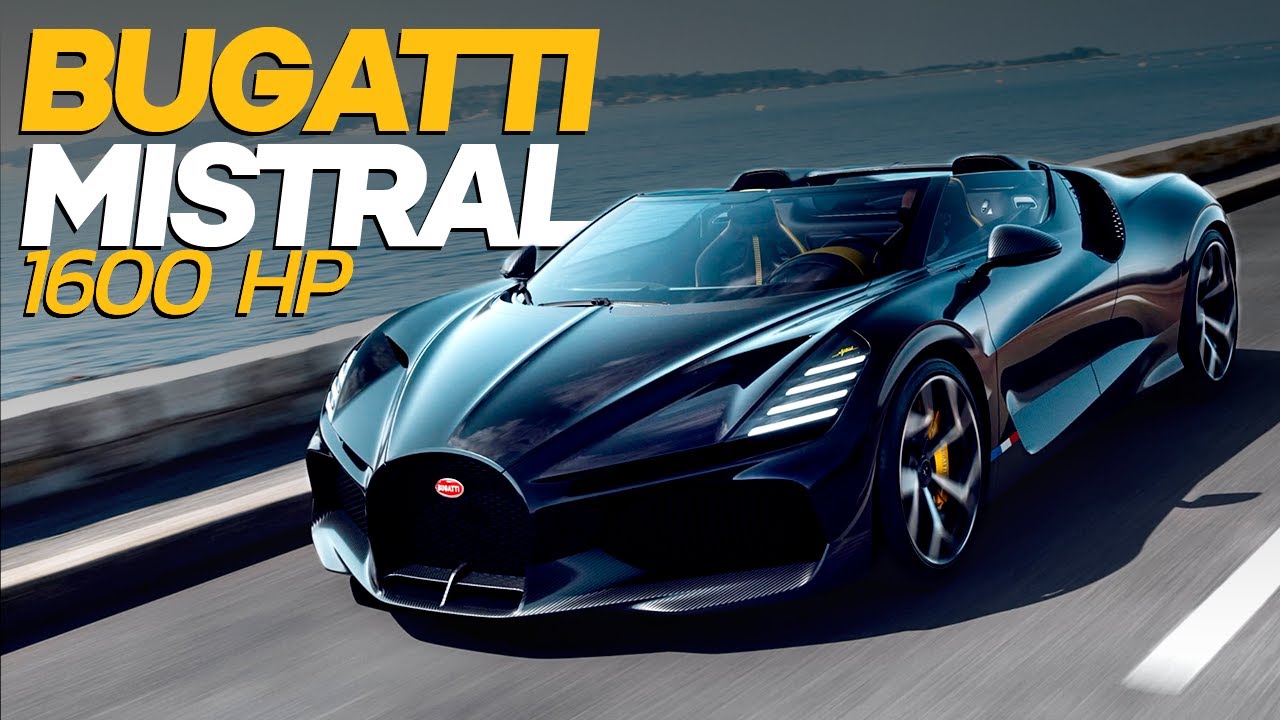 Nuevo BUGATTI MISTRAL W16 con 1600 HP 🔥 - YouTube