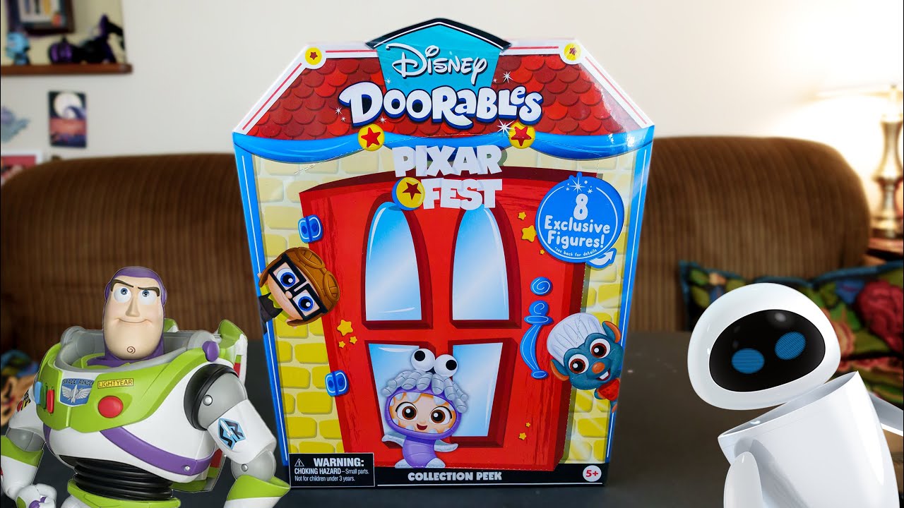 How Many Disney Doorables Pixar Fest Come In The Big Box? - Weight for ...