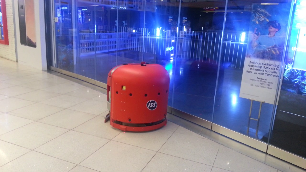 Autonomous cleaning bot at vivocity Singapore - YouTube