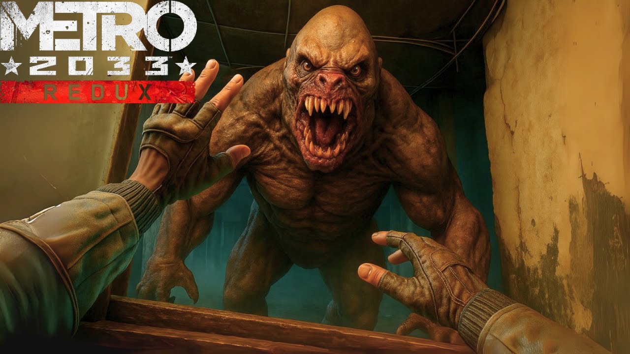 Metro 2033 Redux – Librarian Monster Encounter (Boss Fight) - YouTube
