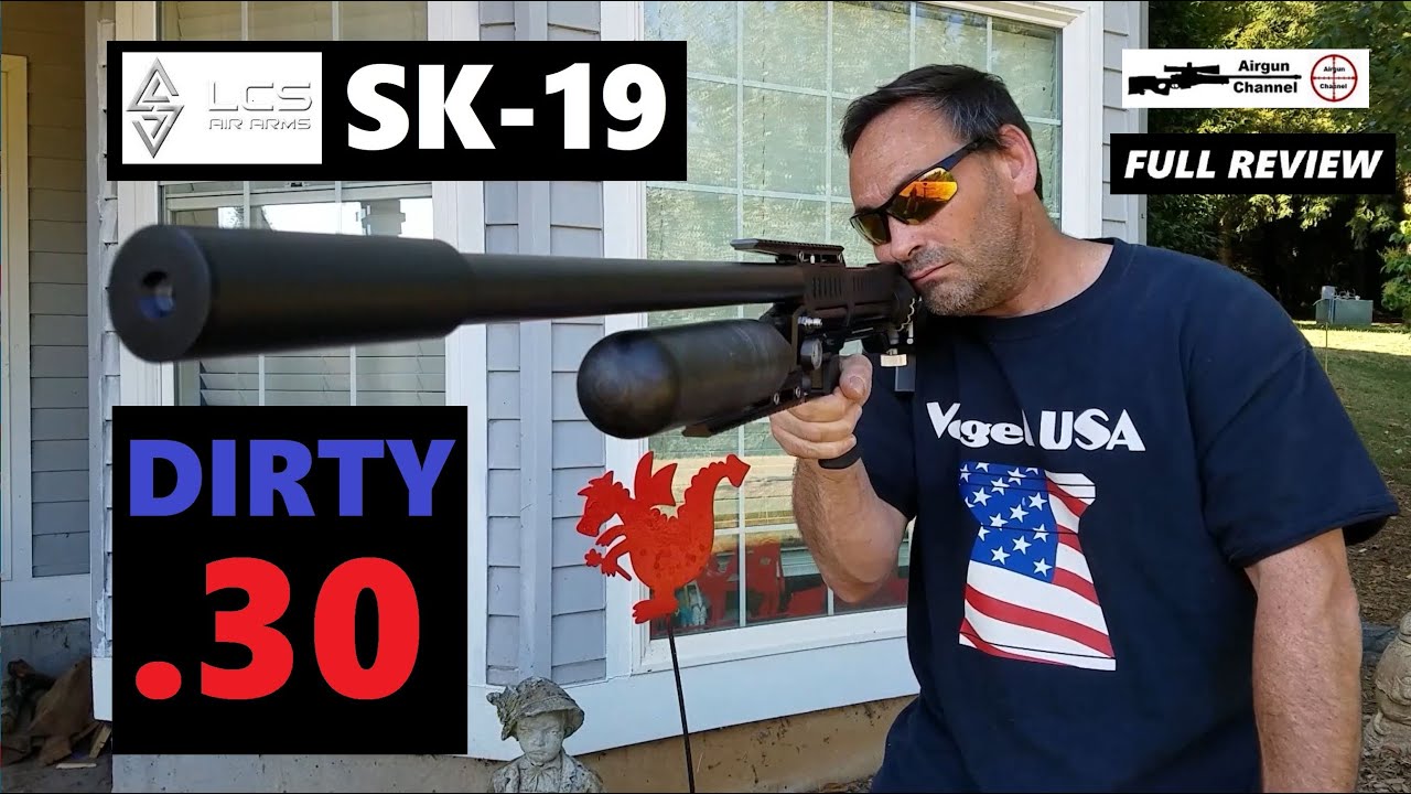 LCS Air Arms .30 caliber SK19 (Full Review) Semi/Full Auto PCP Air ...