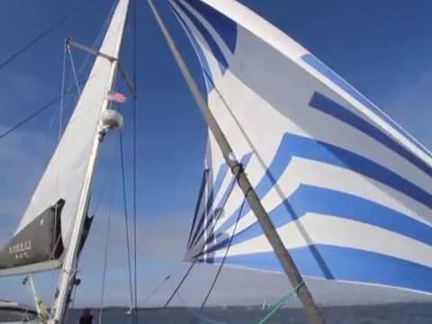 Maverick 440 Catamaran sailing in Cape Town - YouTube