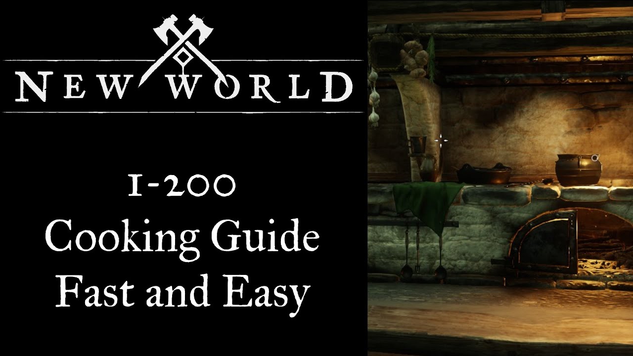 New World : Complete cooking guide, powerlevel cooking - YouTube