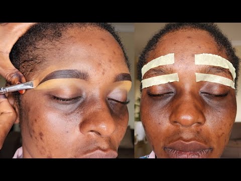 BOMB VIRAL 😳 EYEBROW TUTORIAL: UPDATED ROUTINE | NO SHAVING 😱 FOR ...