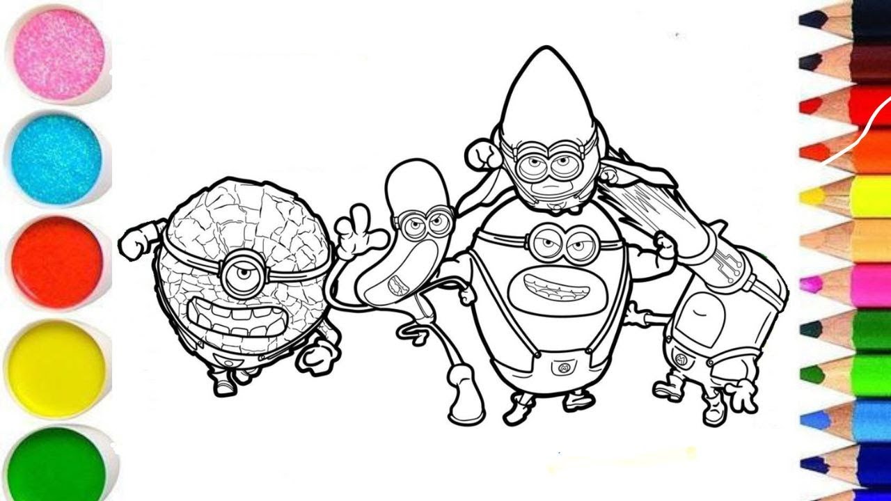 Despicable Me 4 Coloring Pages NEW / How to Color All NEW Characters ...