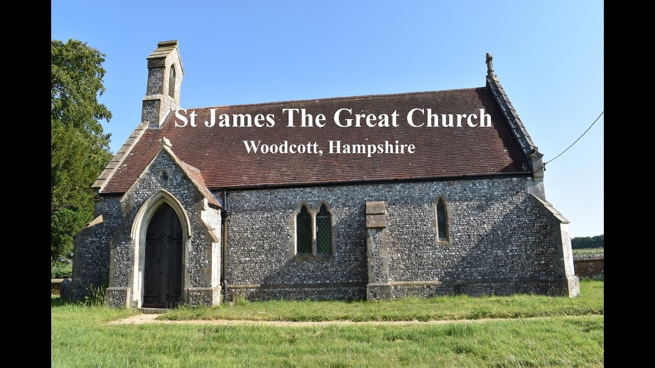St James The Great Church, Woodcott, North Hampshire, UK - 4k English ...