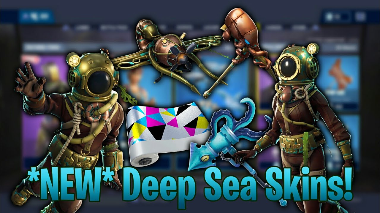 Fortnite Item Shop *NEW* Deep Sea Dominator & Destroyer, Nautilus ...