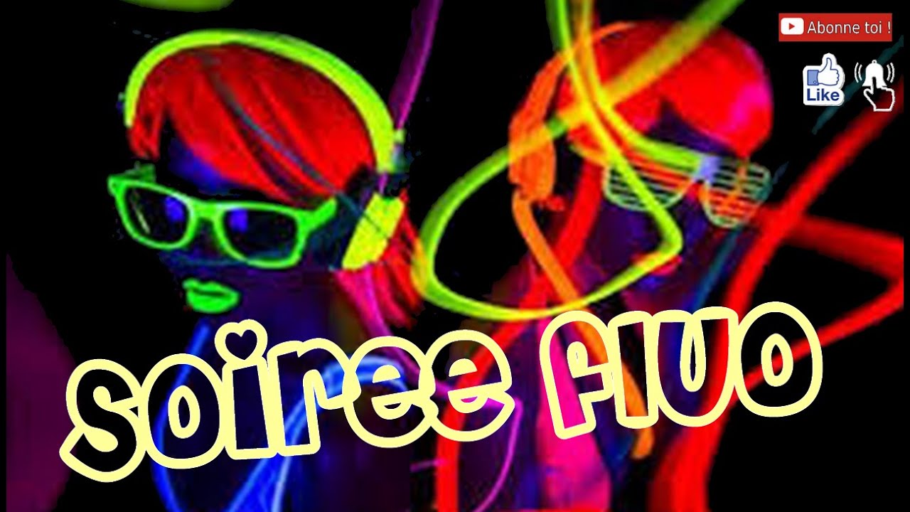 Soirée fluo , fluo party , maquillage fluo , goodies fluo - YouTube