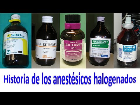 Historia de los agentes halogenados: del halotano al desflurano - YouTube