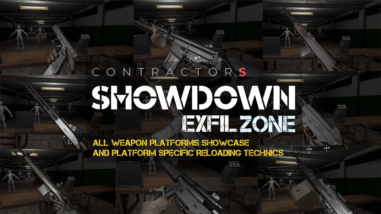 CONTRACTOR SHOWDOWN : EXFILZONE | ALL WEAPON PLATFORMS SPECIFIC INSPECT AND RELOADING TECHNIQUES ...
