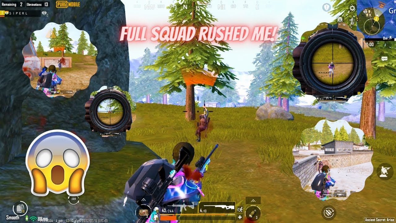 Full Squad Rushed Me | Solo vs Squad | Pubg Mobile - YouTube