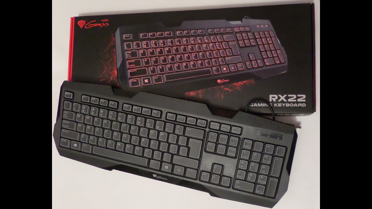 Genesis RX22 Gaming Keyboard - YouTube