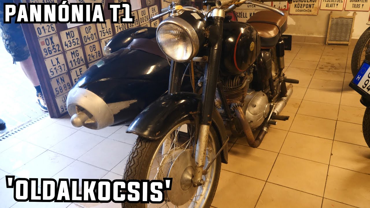 Pannónia T1 'oldalkocsis' (1963) - YouTube