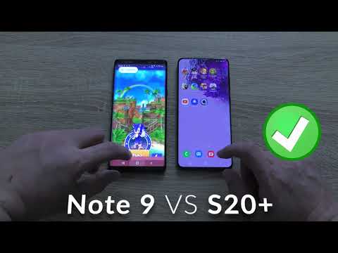 Samsung Galaxy S20 Plus vs Samsung Galaxy Note 9: Comparison - speed test and camera comparison