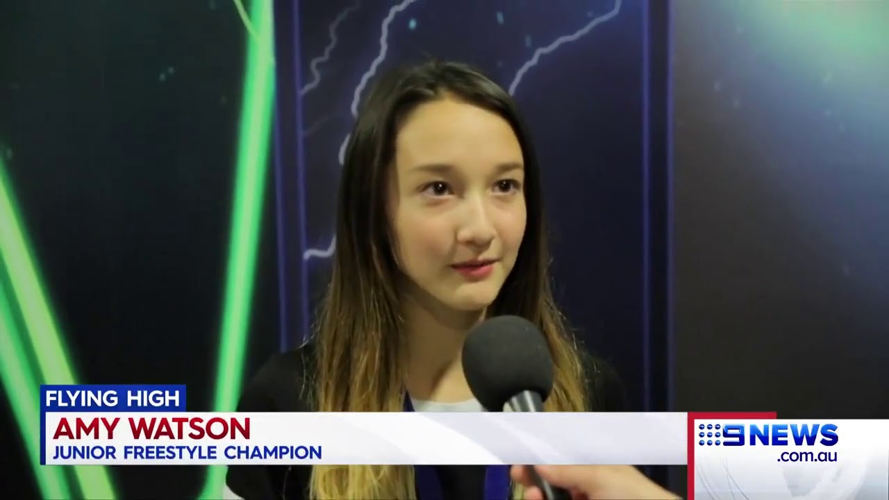 Amy Watson Gold 2018 Wind Games 9news 06 02 2018 - YouTube