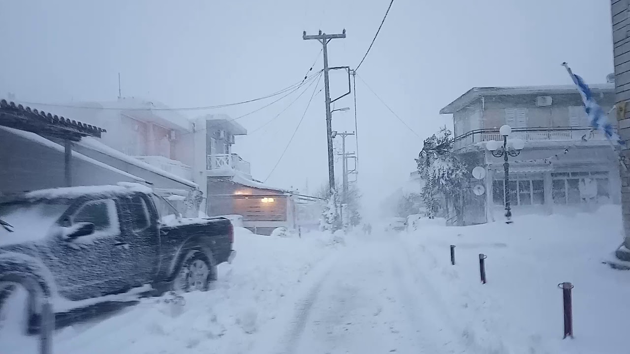 29--30 /12/2019 "Ζηνοβια" χρονικο του χιονια στο Λεονταρι Βοιωτιας ...