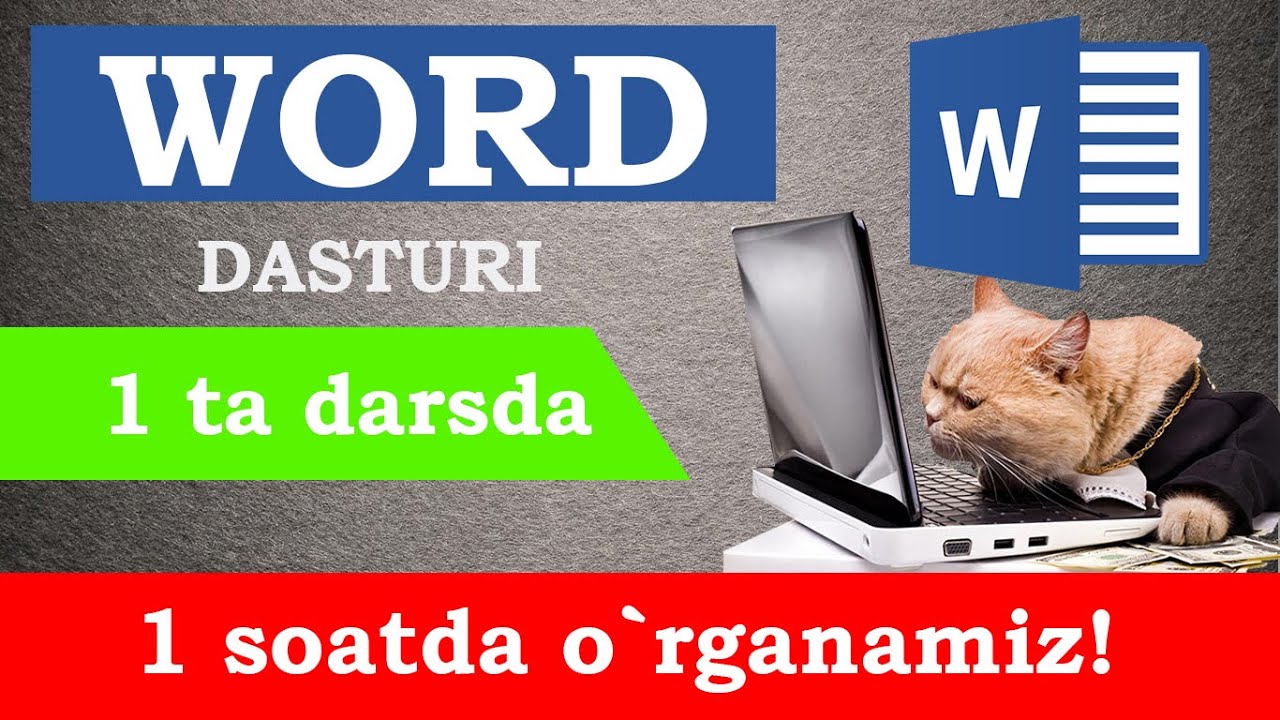 Word dasturida ishlashni o'rganish #word_dasturi #wordda_ishlash - YouTube
