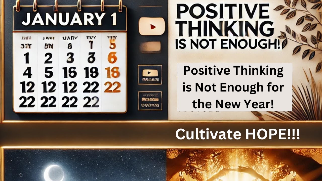 Positive Thinking is Not Enough for the New Year: Cultivate Hope - YouTube