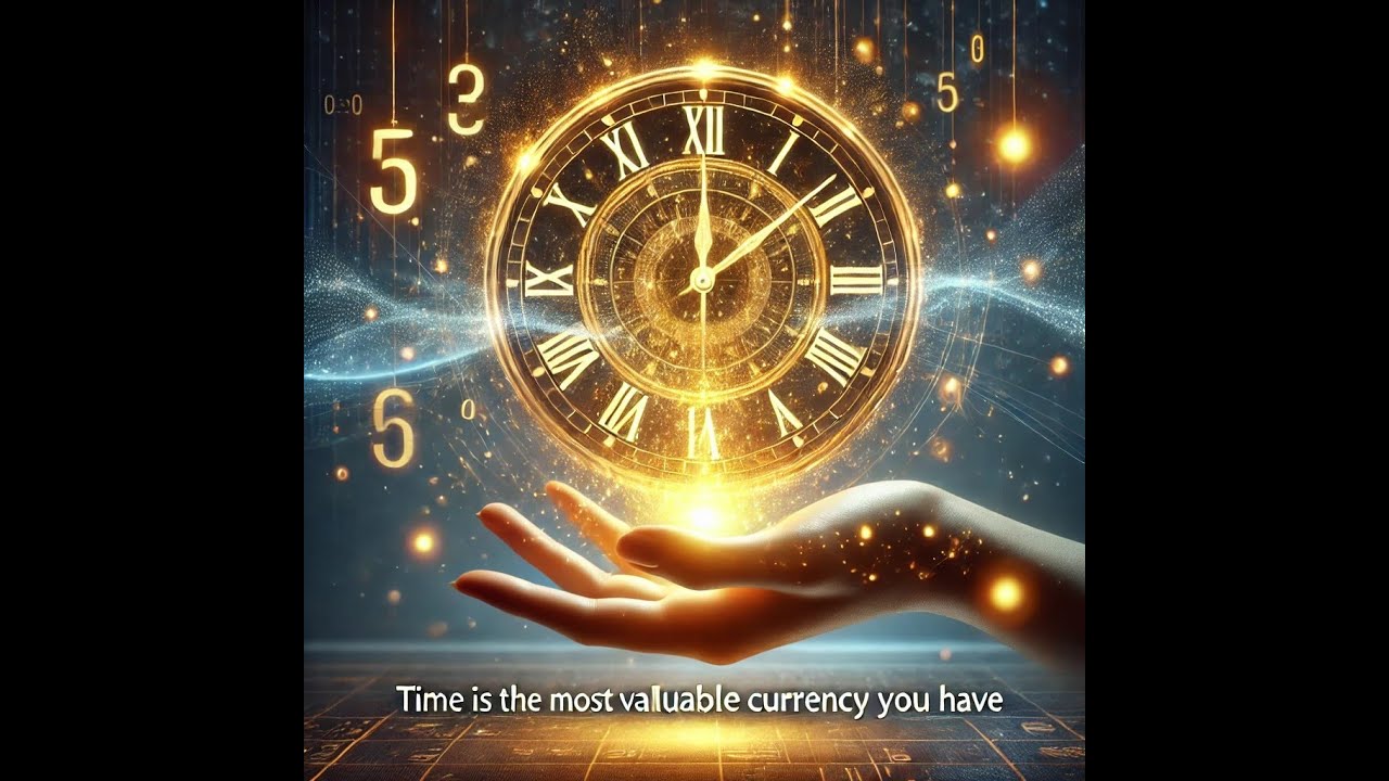 Time is the most valuable currency you have. - YouTube