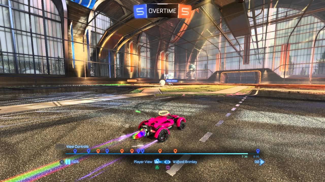 Rocket League Overtime Epic Save Replay - YouTube