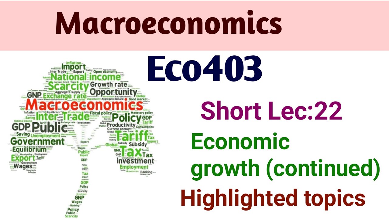 Eco403 short lecture# 22 | Eco403 lesson# 22 | best short lectures ...