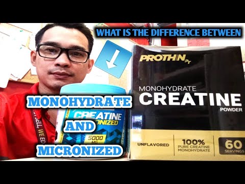 MONOHYDRATE AND MICRONIZED CREATINE WHAT IS THE DIFFERENCE? - YouTube
