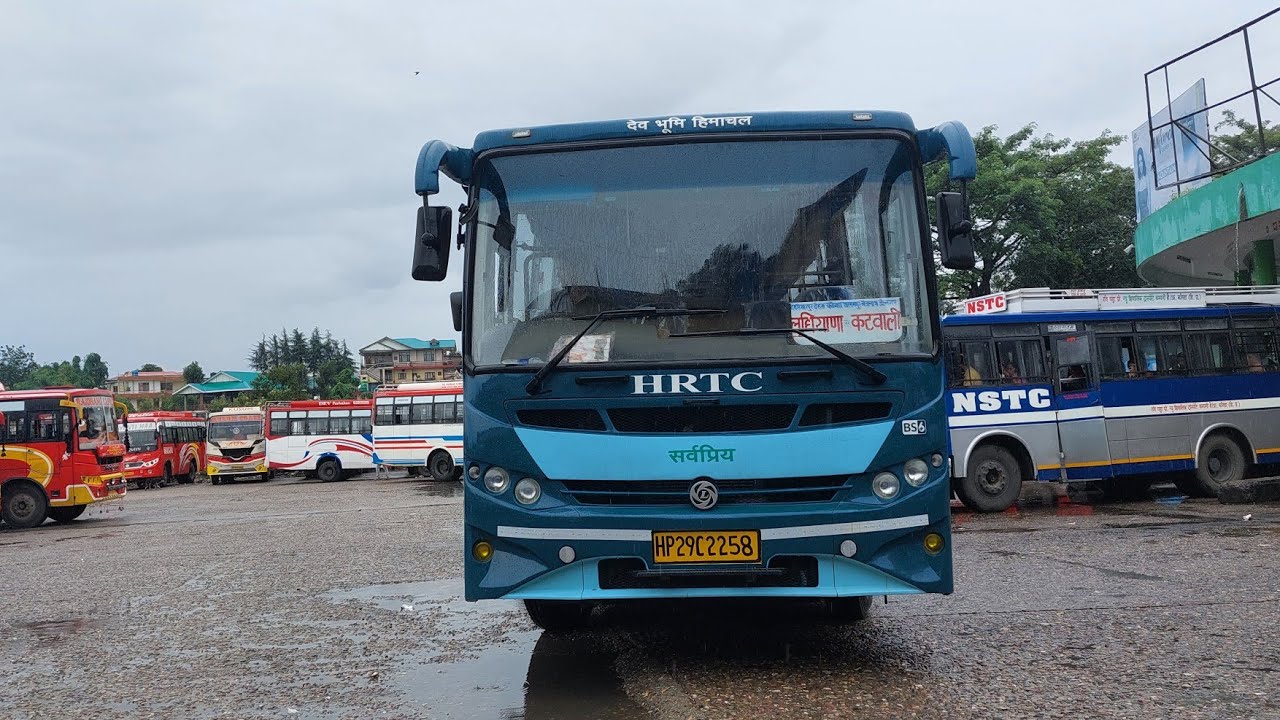LUDHIANA to KATWALI - HRTC Himdhara AC bus ️ | Bus Wale Bhaiya #hrtc # ...