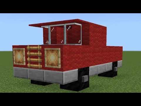 How to build a Pickup truck in Minecraft! - YouTube