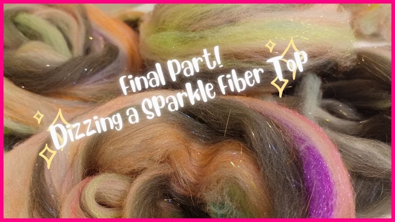 Dark and Bright Sparkle Fiber Hackle Blended Together! - YouTube