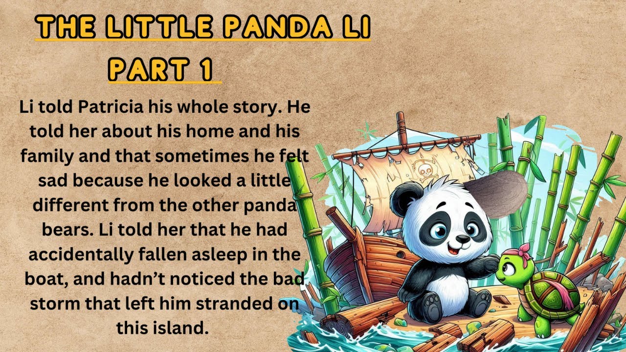 The Little Panda Li-Part 1 | Best English Story for Listening | English ...