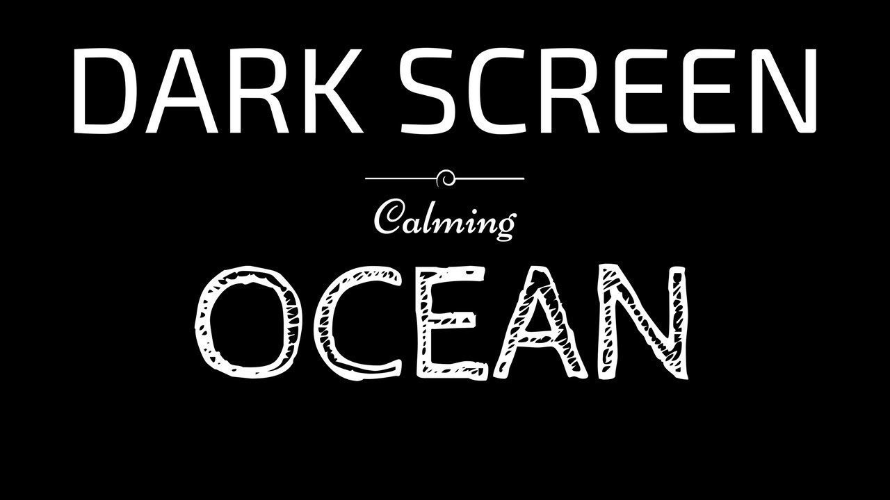 10 Hours of Dark Screen Ocean Sounds for Deep Sleep/ Santa Monica Beach ...