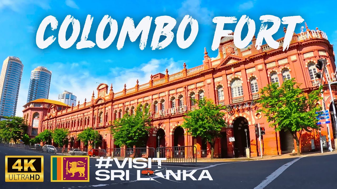 Driving Around in Colombo Fort | A Drive through Time and Towers # ...