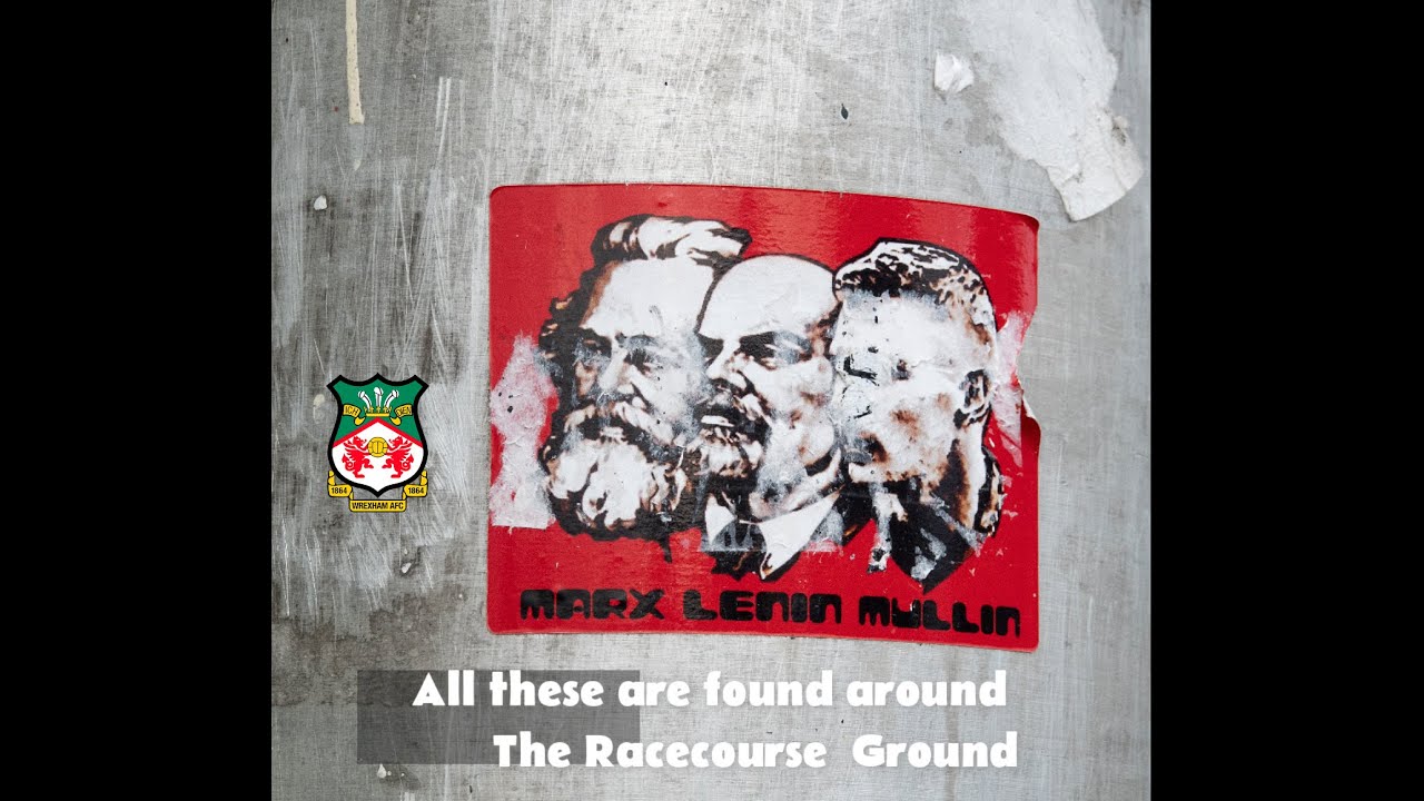 Wrexham AFC Stickers and Signs found around the Wrexham AFC Racecourse ...