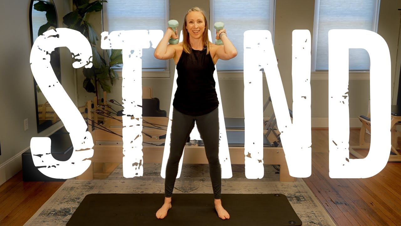 Standing Workout With Weights - for Beginner and Intermediate Level ...